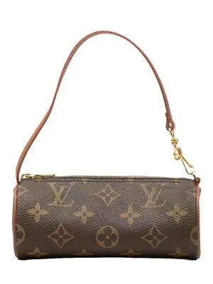 LOUIS VUITTON 1990-2010 Monogram Papillon Pochette - Brown
