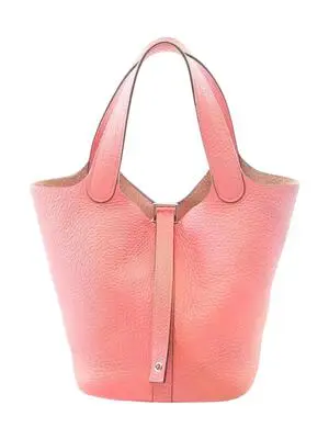 Hermès 2016 Clemence Picotin Lock Pm Handbag - Pink