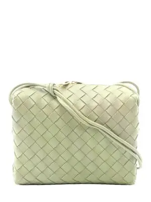 Bottega Veneta Small Intrecciato Camera Bag - Green