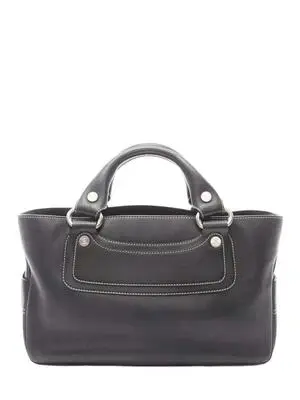 Celine 20th Century Leather Boogie Handbag - Black