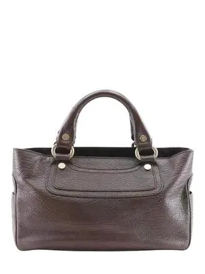 Celine 20th Century Leather Boogie Handbag - Brown
