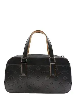 LOUIS VUITTON 2003 Monogram Mat Shelton Handbag - Grey