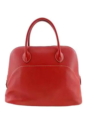 Hermès 2015 Clemence Bolide Relax 35 Handbag - Red