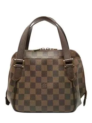 LOUIS VUITTON 2005 Damier Ebene Belem PM Handbag