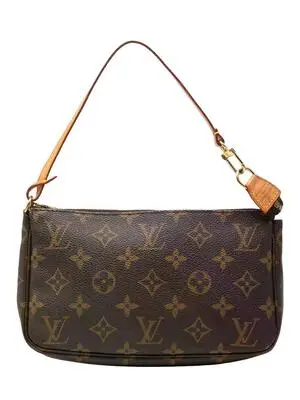 LOUIS VUITTON 2000 Monogram Pochette Accessoires - Brown