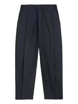 A PAPER KID Poplin Trousers - Blue