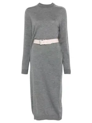 Moschino Round Neck Dress - Grey