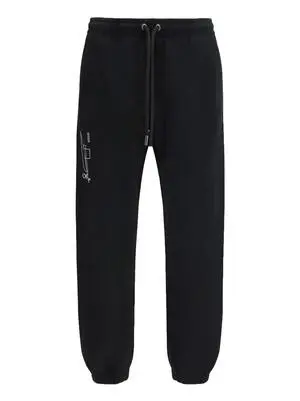 Off-White Arrow-graphic Track Pants - Black