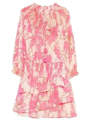 Poupette St Barth Anna Mini Dress - Pink