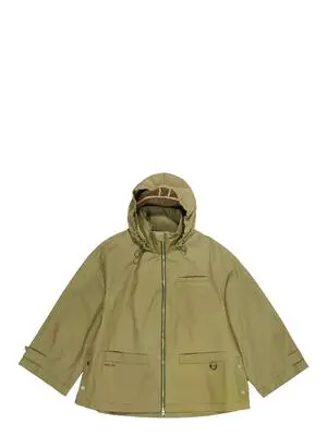 Bimba Y Lola Hooded Cotton Jacket - Green