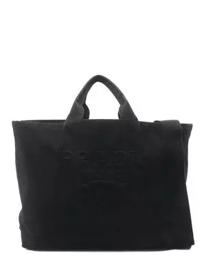 PRADA 2010-2026 Canvas Drill Tote Bag