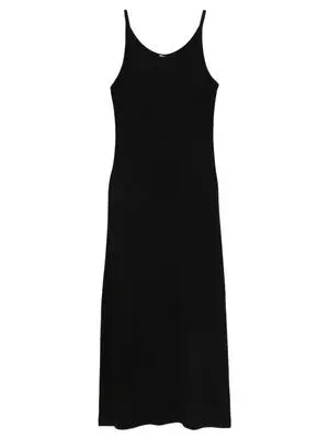 TOTEME Fluid Slip Midi Dress - Black