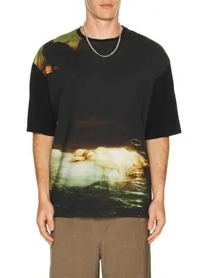 UNDERCOVERISM Drowned Martyr Double Jersey Tee - Black