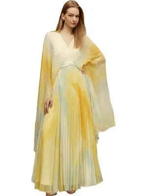 Acler Anslow Maxi Dress - Lemon Mist