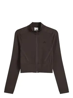 Adidas Knit Training Jacket - Aurora Coffee