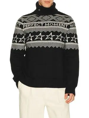 Perfect Moment Fairisle Sweater - Black