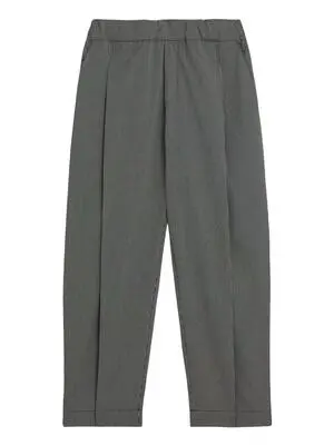 A PAPER KID Elasticated Pleated Trousers - Black