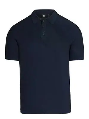 ALPHA TAURI Fenzi Short-sleeve Polo Shirt - Blue