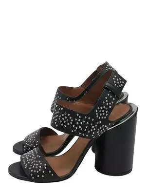 Givenchy Studded Ankle-strap Sandals - Black