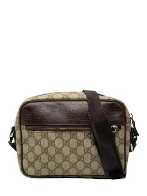 Gucci Gg Supreme Crossbody Bag 2000-2015 - Brown