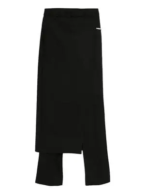 SPORTMAX Asymmetric Panel Trousers
