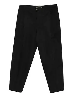BRIGLIA 1949 Front-Pleat Trousers Black