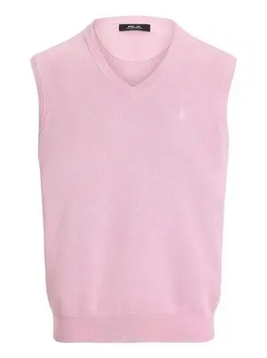 Rlx Ralph Lauren V-neck Polo Vest - Pink