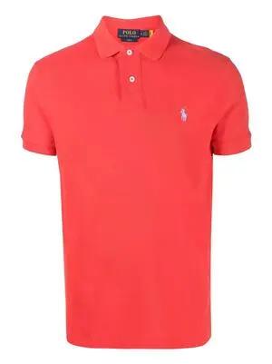 Polo Ralph Lauren Short-sleeved Cotton Polo Shirt Red