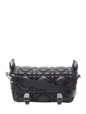 Dior 2010-2016 Small Diorcamp Macrocannage Crossbody Bag - Black