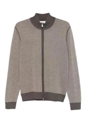 GRAN SASSO Zip-fastening Cardigan - Brown