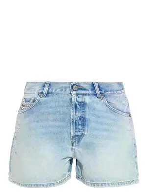 DIESEL® Ripped Denim Shorts - Blue
