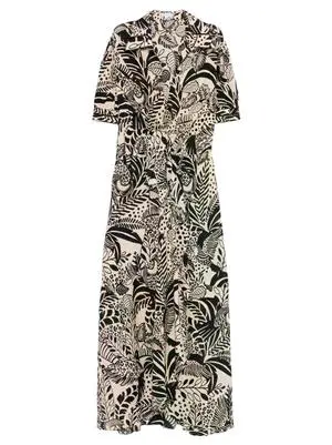 Poupette St Barth Eren Maxi Dress - Black