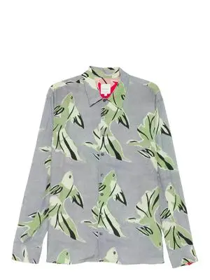 Paul Smith Print Buttoned Shirt - Grey