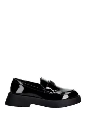 Armani Exchange Logo-plaque Loafers - Black
