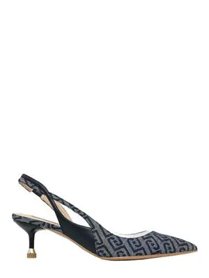 Liu Jo Jacquard Slingback Pumps - Blue