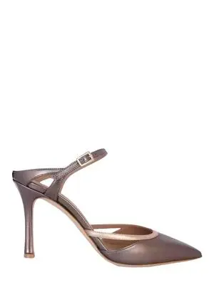 MALONE SOULIERS Yola Leather Mules - Brown