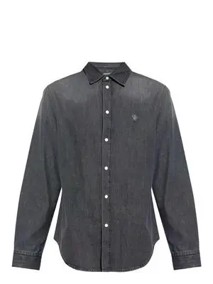 Versace Logo Shirt - Grey