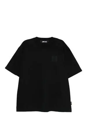 Just Cavalli Logo Patch T-shirt - Black