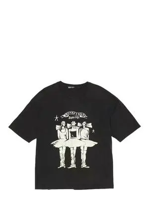 Bimba Y Lola Graphic Print T-shirt - Black