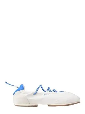 Polo Ralph Lauren Lace-up Ballet Flats - White