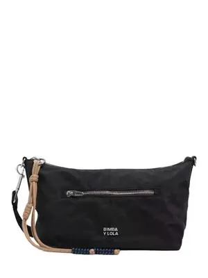Bimba Y Lola Trapezio Zipped Shoulder Bag - Black