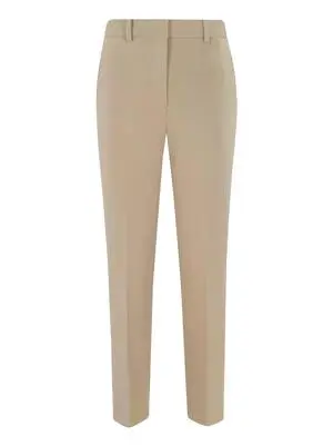 CIRCOLO 1901 Button Trousers - Neutrals