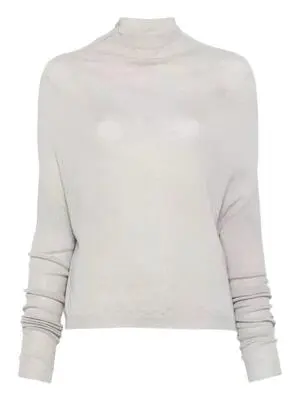 Rick Owens Funnel-neck Sweater - Neutrals