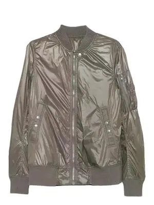 Rick Owens Zip-up Jacket With Pockets - Grey