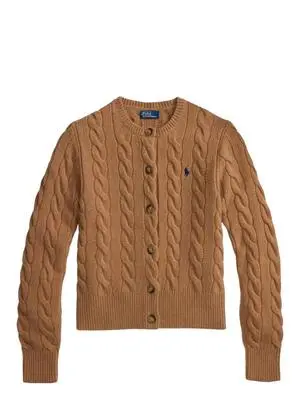 Polo Ralph Lauren Sweater Cardigan - Collection Camel Melange