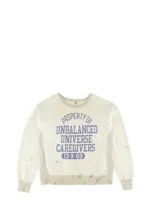 SAINT MXXXXXX College Sweatshirt - White