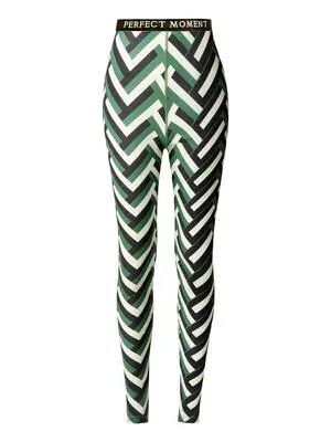 Perfect Moment Base Layer Leggings - Waffle-green