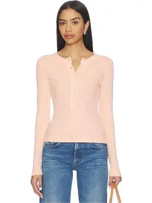 Citizens Of Humanity Varra Henley Top - Peach