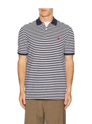 Polo Ralph Lauren Short Sleeve Mesh Polo Classic Fit In . Also - Blue