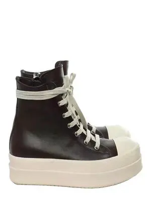 Rick Owens Lace-up Sneakers - Black